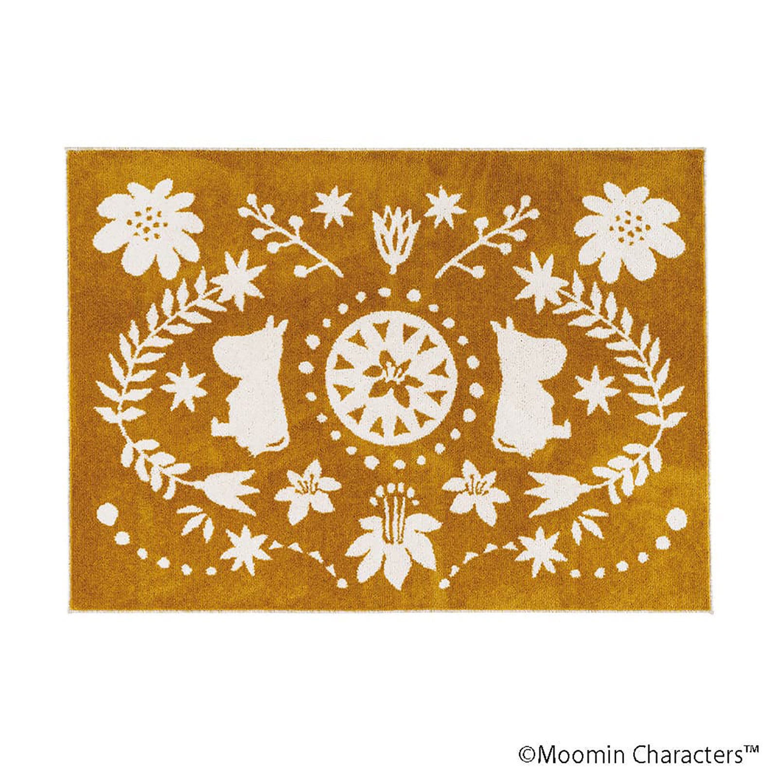 FOLK LINE RUG / フォーク ライン ラグ (#12 イエロー)｜株式会社スミノエ インテリア プロダクツ（SUMINOE Interior Products）