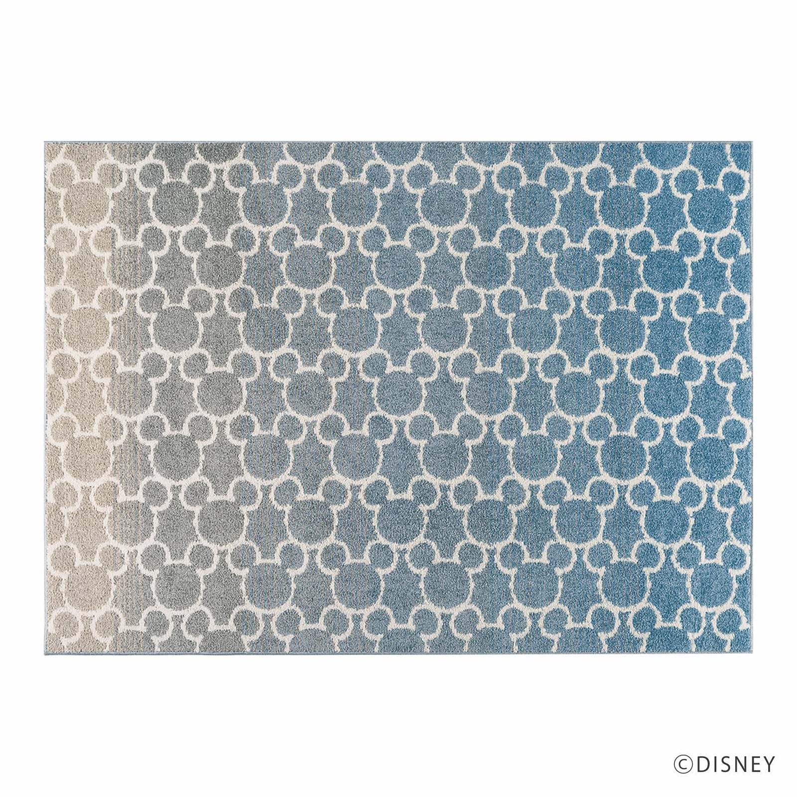 DRM-1103 (MICKEY / Mellow RUG ミッキー / メロウラグ #3 ブルー)｜株式会社スミノエ インテリア プロダクツ（SUMINOE Interior Products）